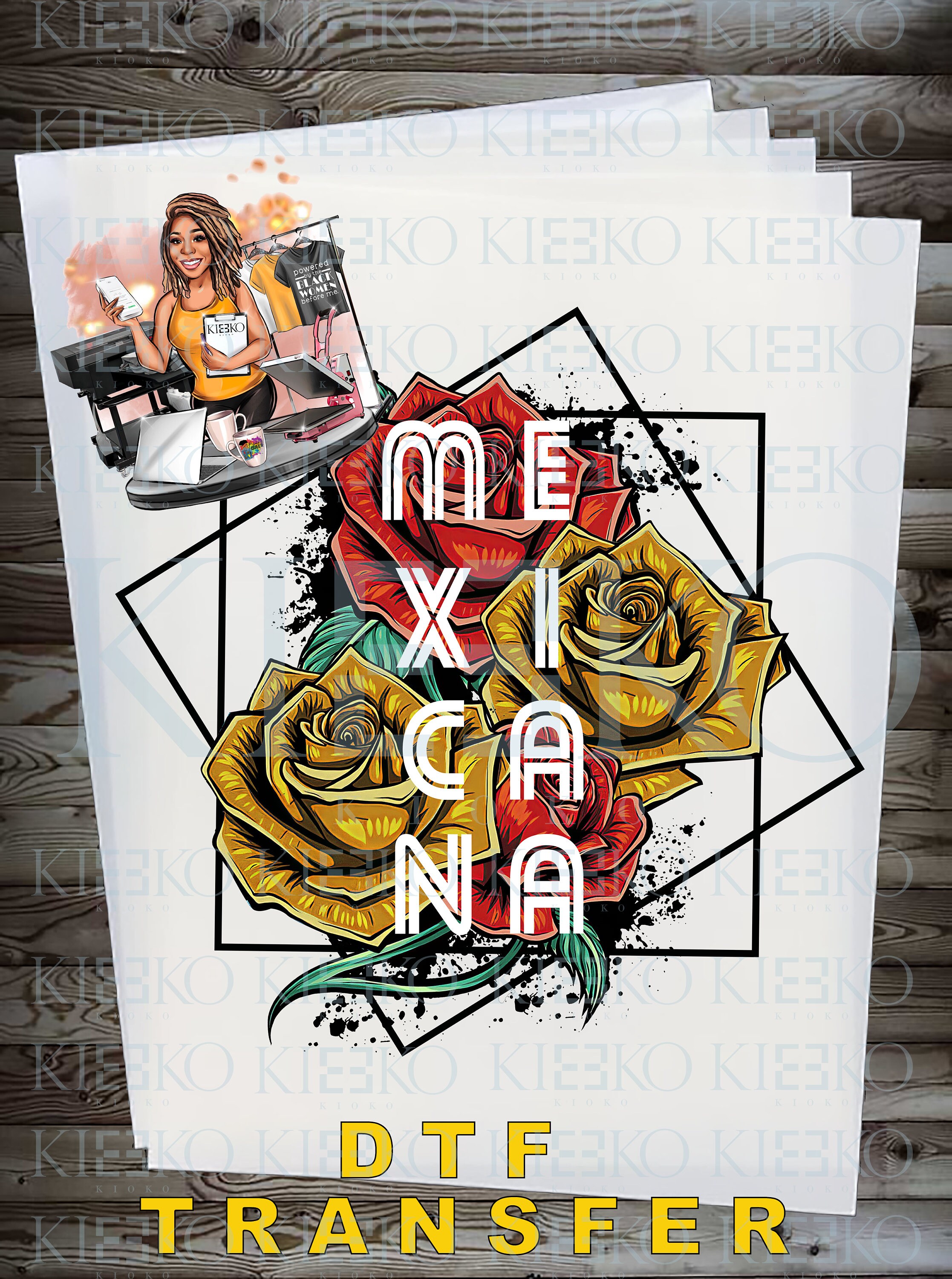 Proud Mexicana DTF Transfer - Etsy