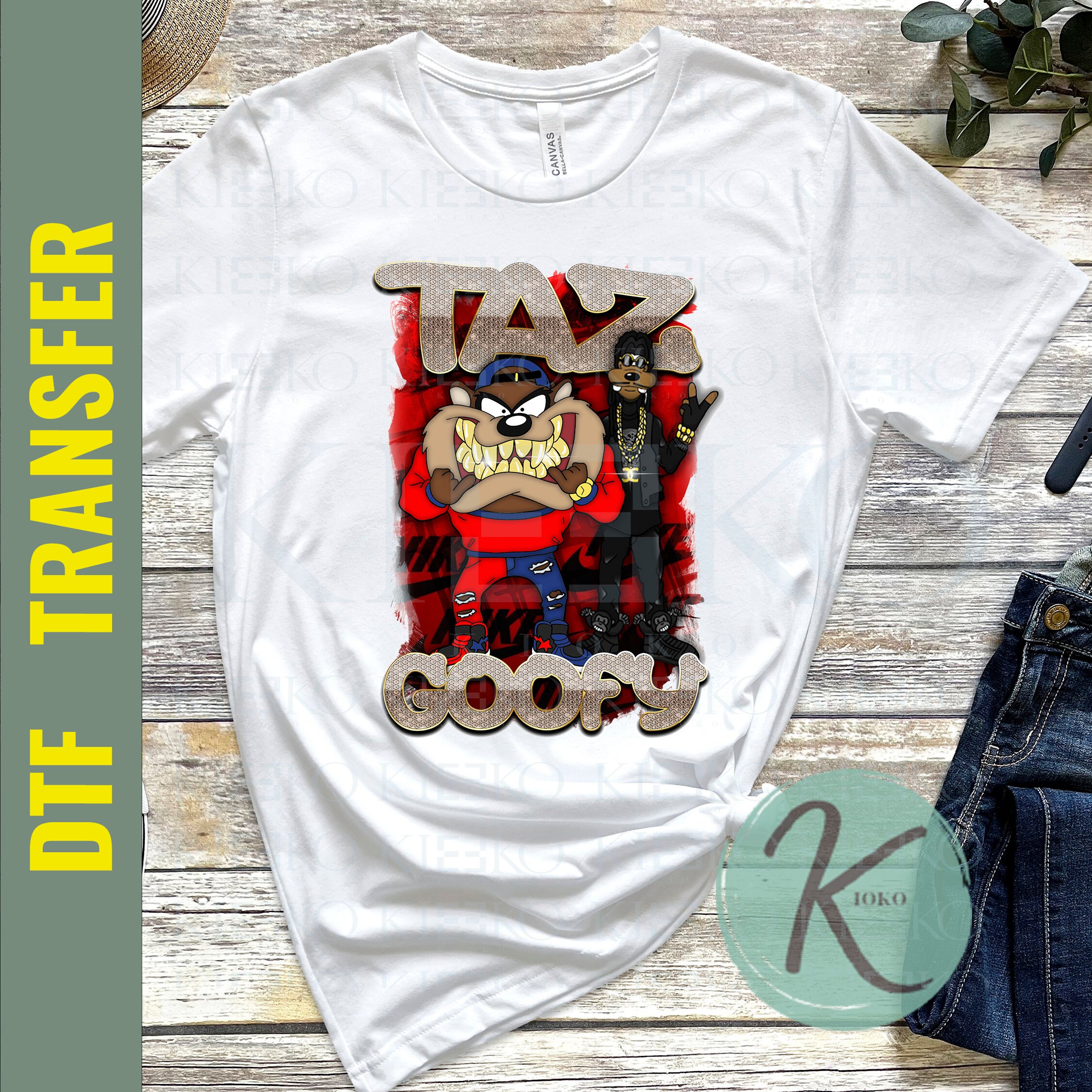 Multiple Cartoon DTF Transfers - Etsy