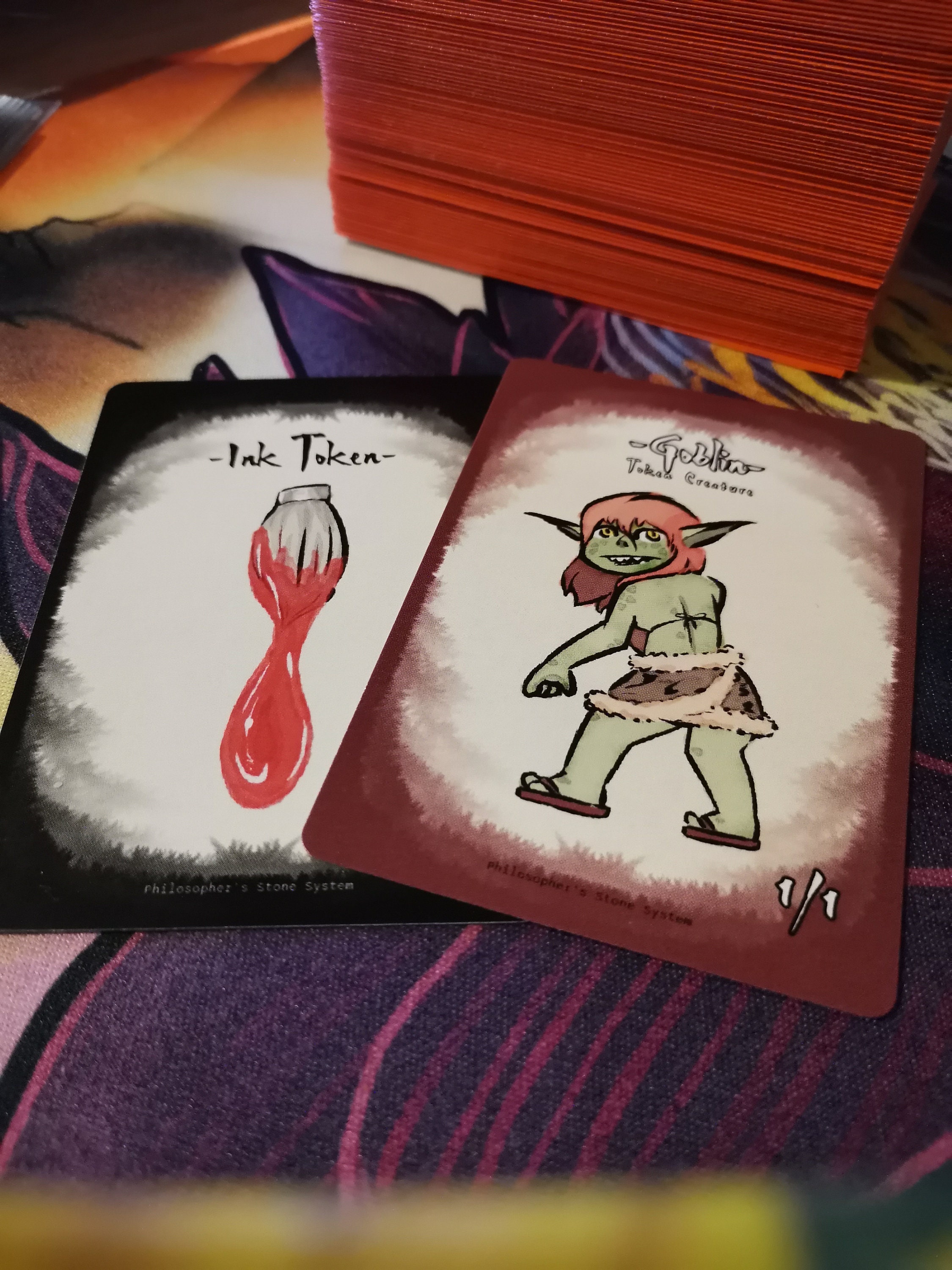 Goblin Traditional Ink Painting Inspired MTG Tokens - Etsy