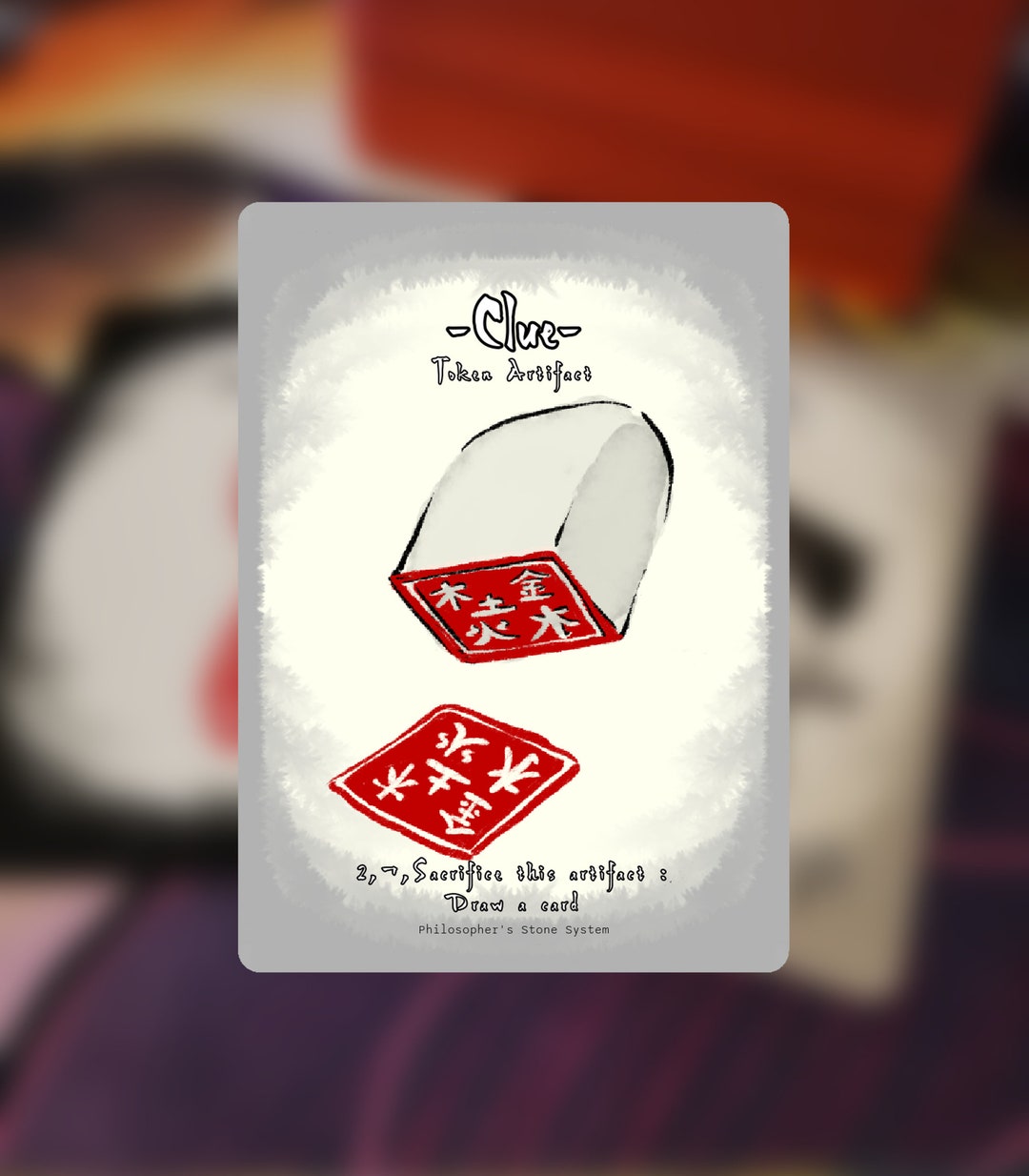 Clue Traditional Ink Painting Inspired MTG Tokens - Etsy