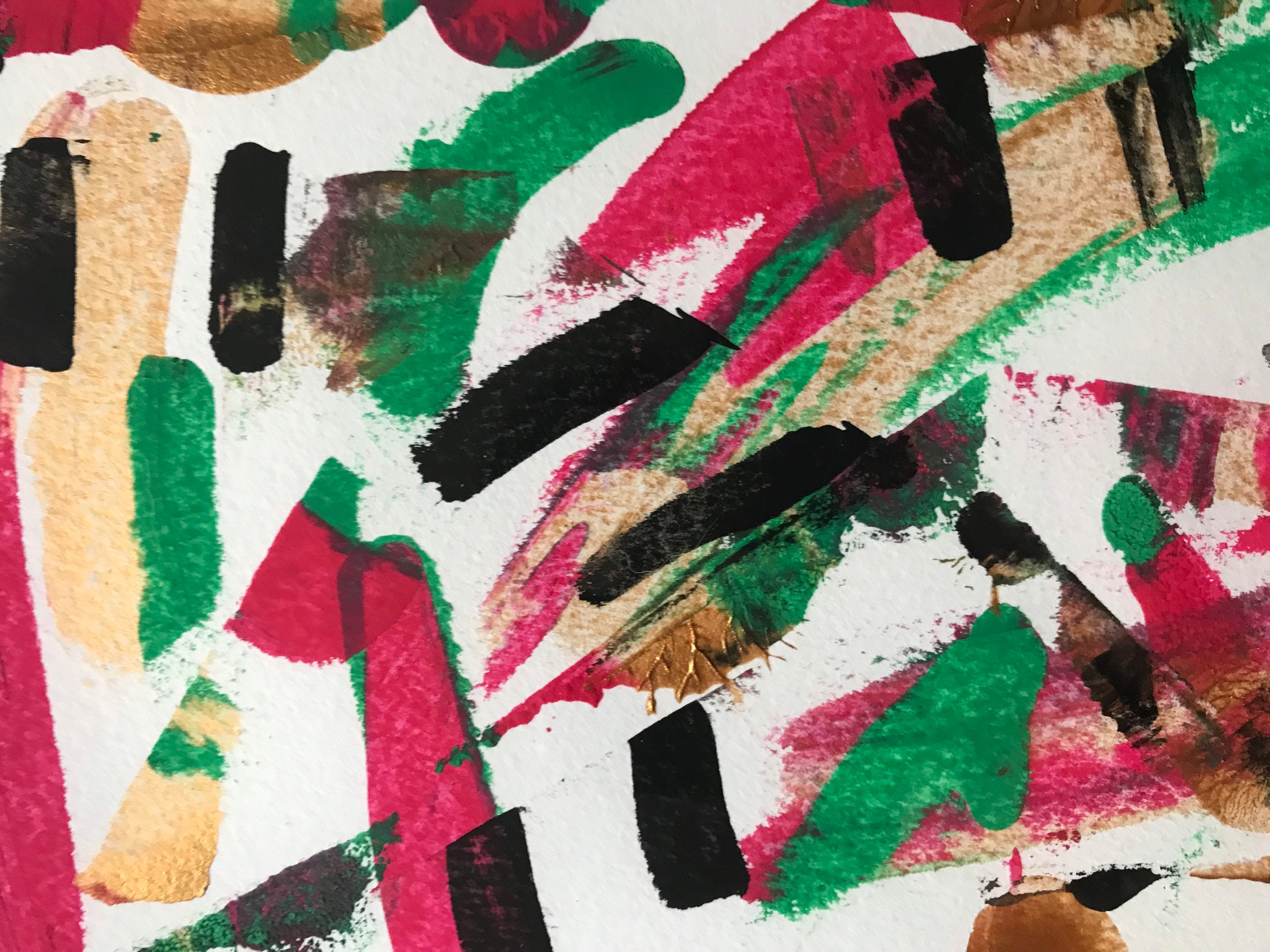 A4 Size Abstract Original Framed Paintings - Art by Bellaboo Free ...