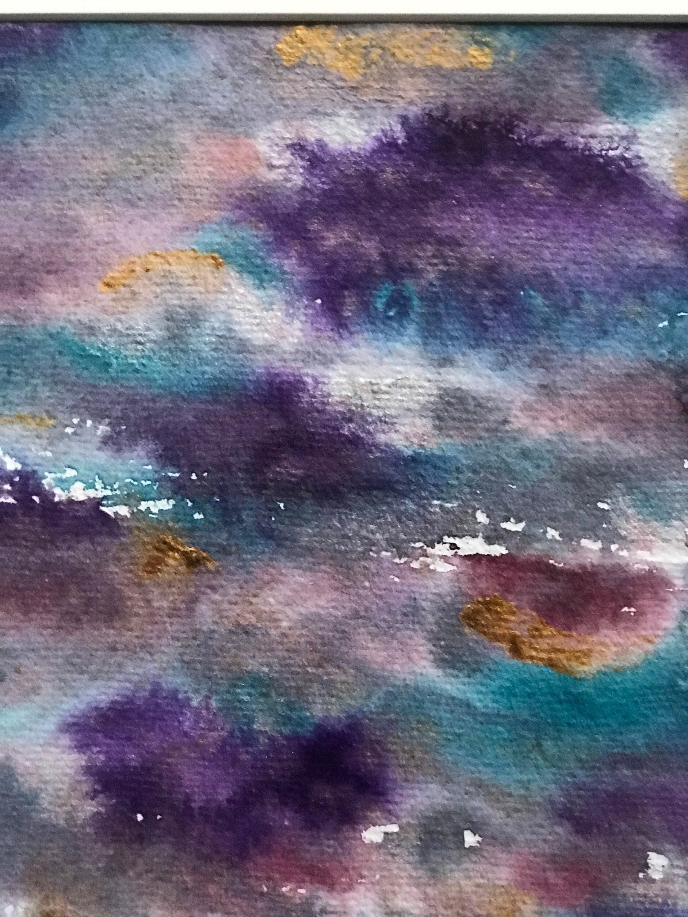A4 Size Abstract Original Framed Paintings - Art by Bellaboo Free ...