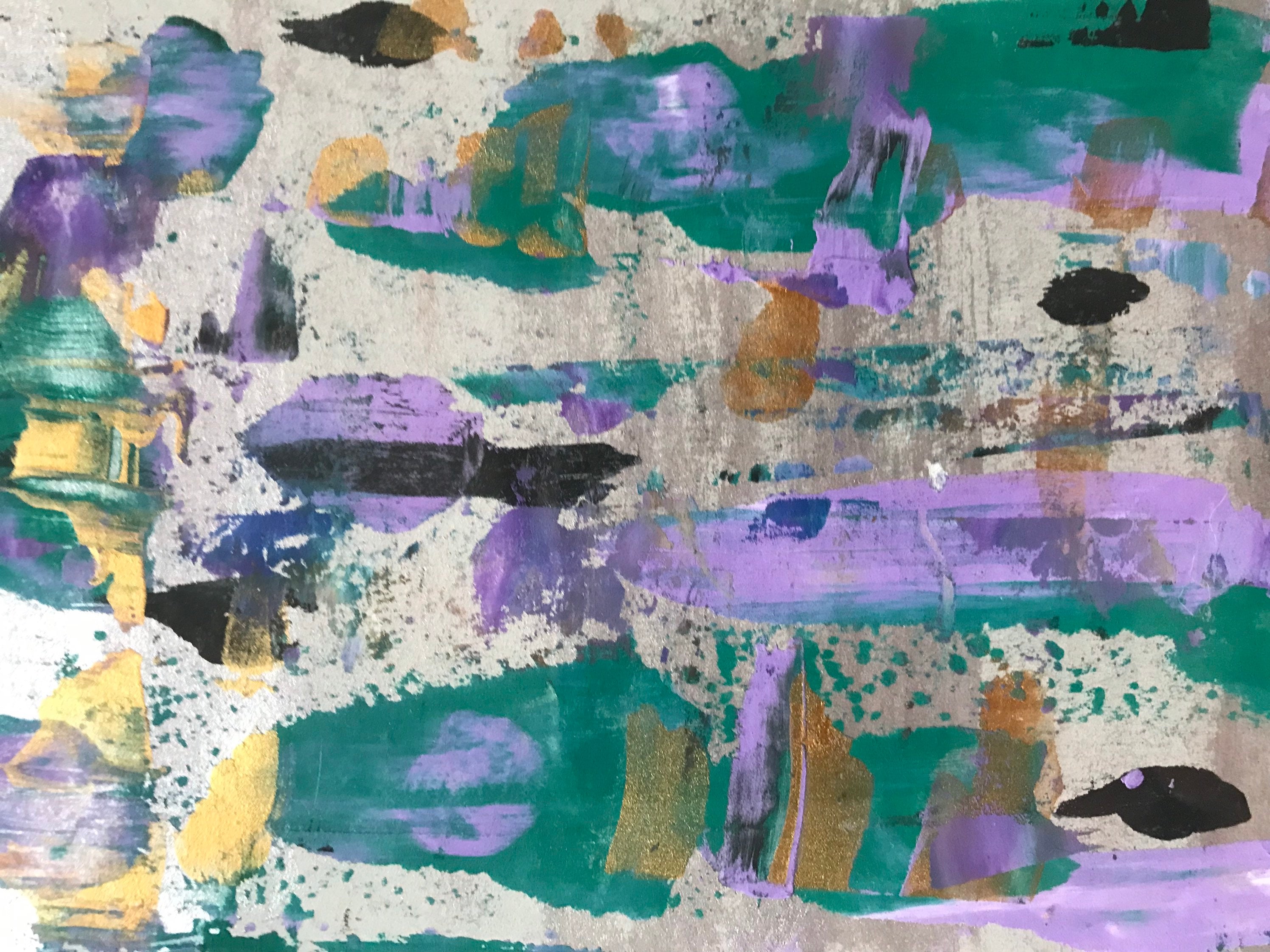 A4 Size Abstract Original Framed Paintings - Art by Bellaboo Free ...
