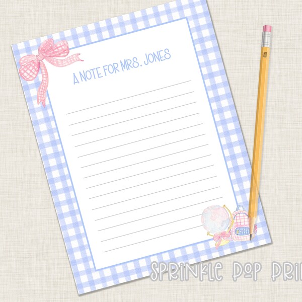 Teacher Stationary - Etsy