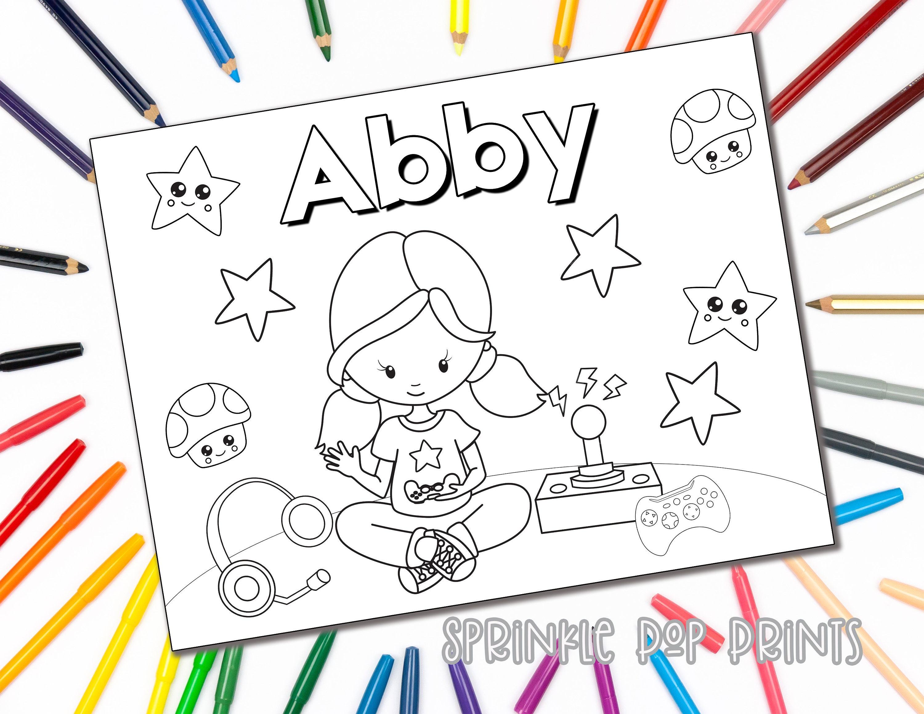 Coloring Pages For Girls Names