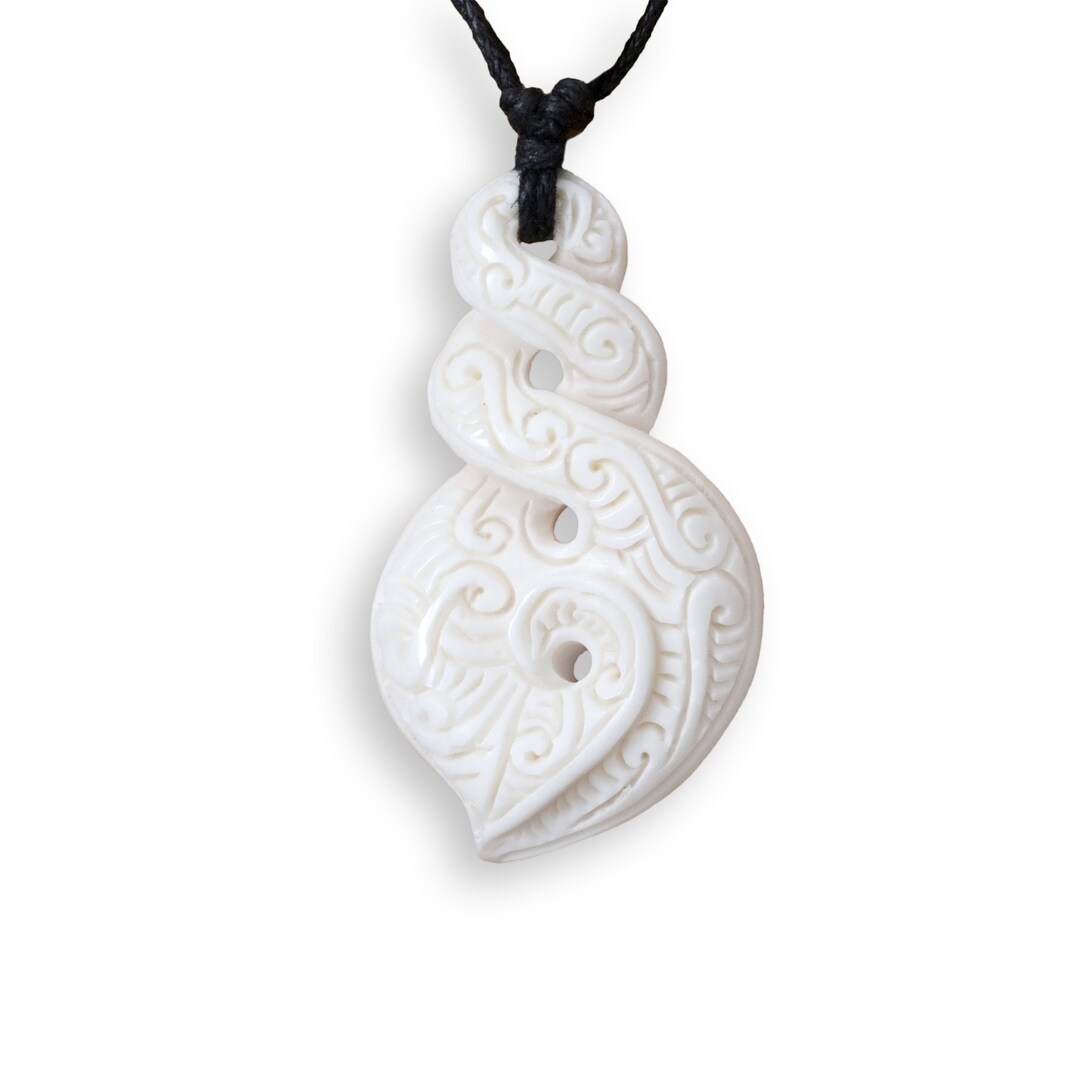 Handmade Amulet Pendant Spiral Maori Twist Pikorua Design - Etsy