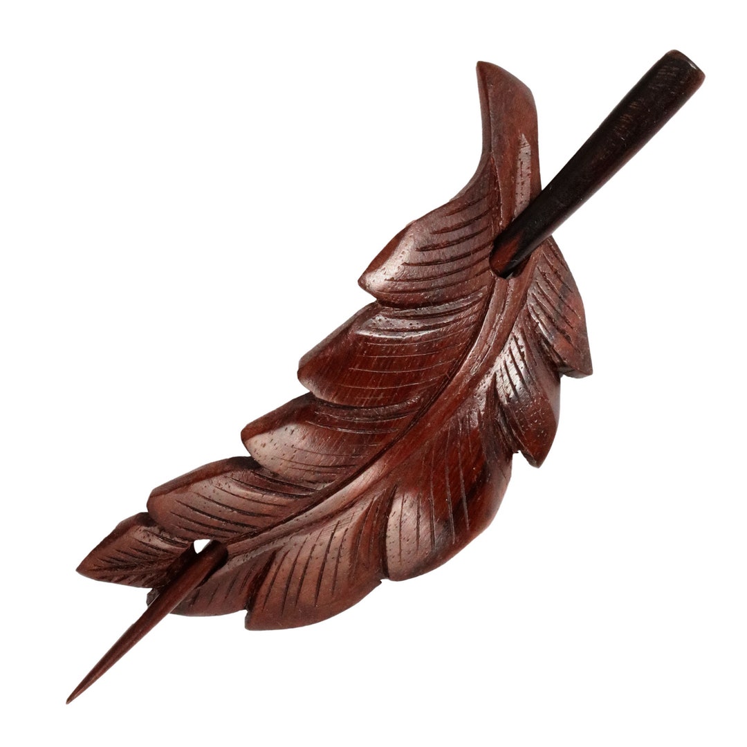 Wooden Hair Clip Barrette Hairclip Classic Timeless Design - Etsy