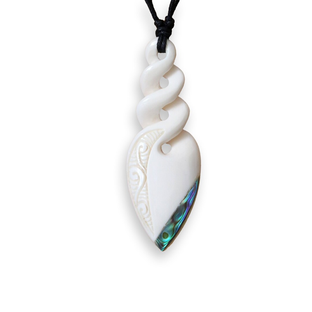 Handmade Amulet Pendant Necklace Pendant Spiral Maori Twist Pikorua ...