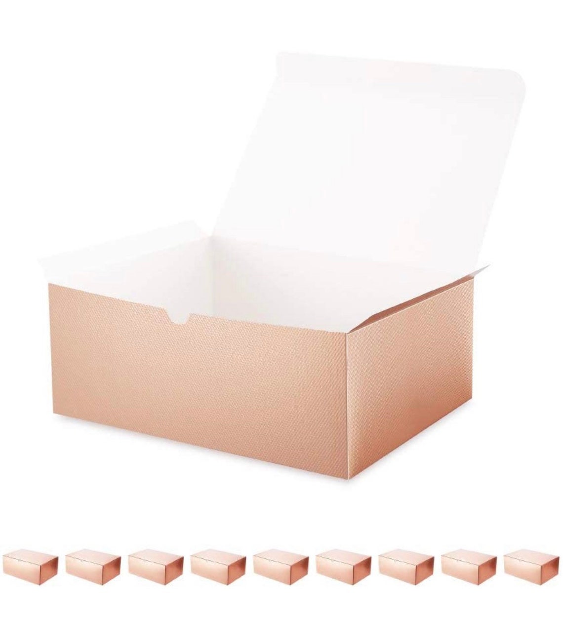 Rose Gold Personalized Bridesmaid Proposal Boxes With White | Etsy