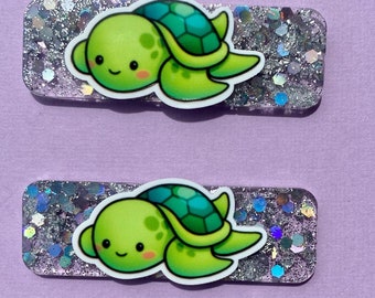 Sea Turtle Hair Clip | Etsy
