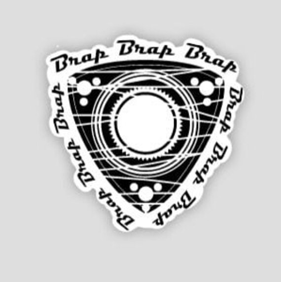 Brap Brap Rotor Sticker Car Parts & Accessories Electronics ...