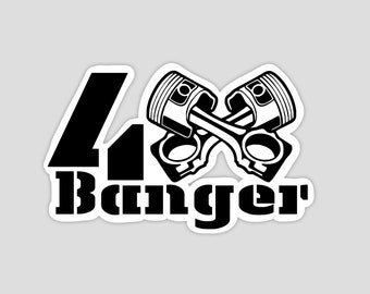 4 Banger Decal - Etsy