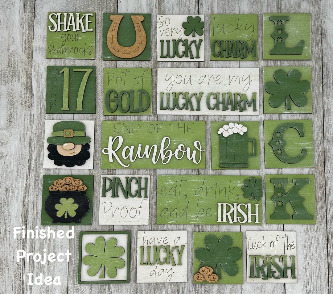 St. Patrick’s Day Interchangeable Pieces - Paint Your Way (for Mini ...