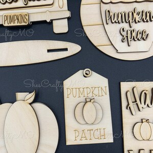 Fall Harvest Market Pumpkin Tiered Tray Kit - DIY - Etsy