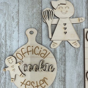 Baking Christmas Cookie Tiered Tray Kit - DIY - Etsy