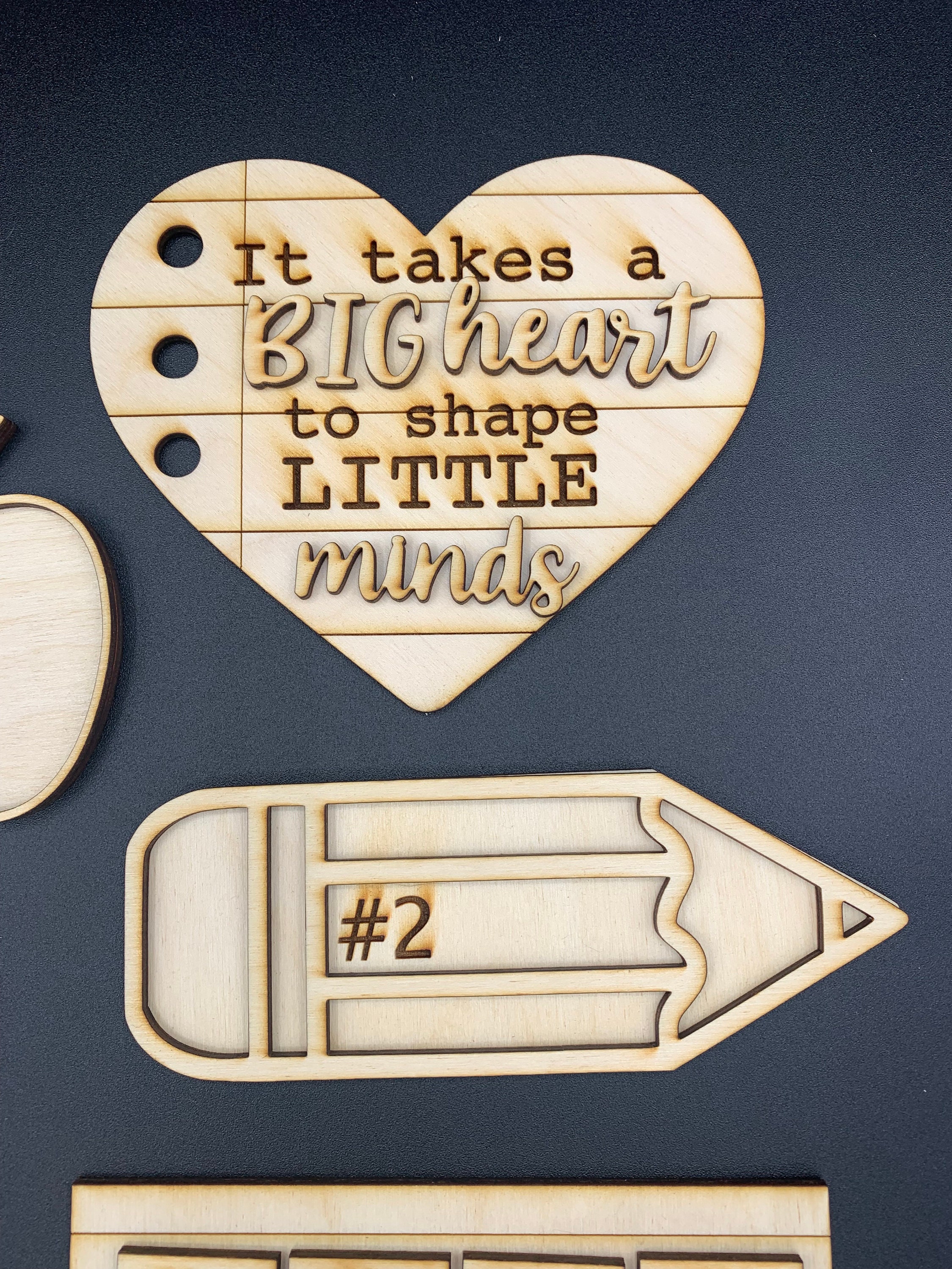 Teacher/school Themed Tiered Tray Kit - DIY - Etsy