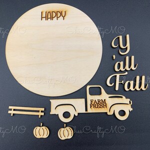 Fall Harvest Market Pumpkin Tiered Tray Kit - DIY - Etsy