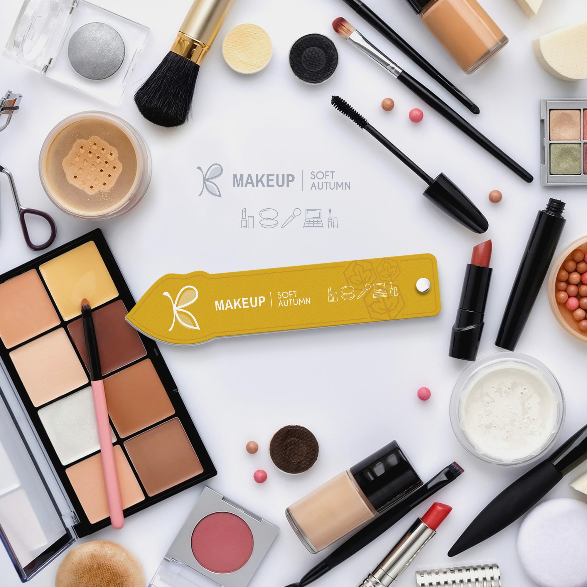 SOFT Autumn MAKEUP Colour Palette Fan by Kelly Tavora - Etsy