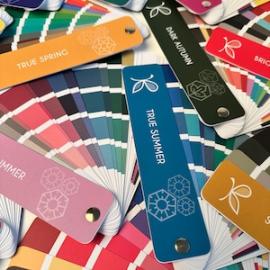 TRUE / WARM Spring Colour Palette Fan by Kelly Tavora - Small Business ...