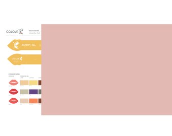 TRUE / WARM Spring MAKEUP Colour Palette Fan by Kelly Tavora - Etsy