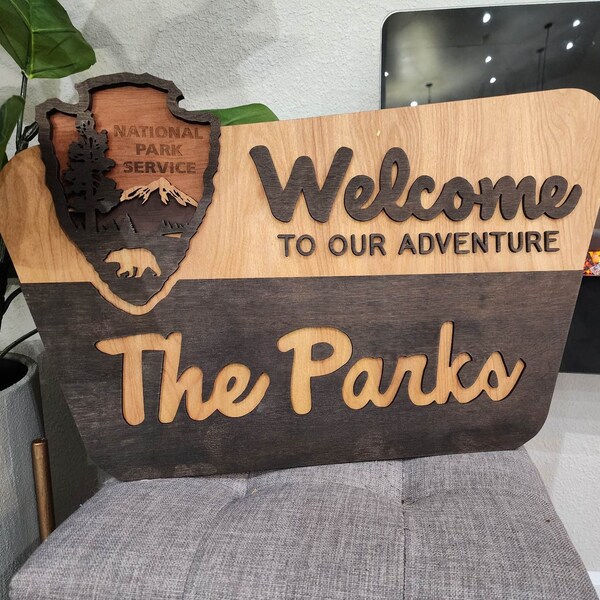 Custom National Park Sign - Etsy
