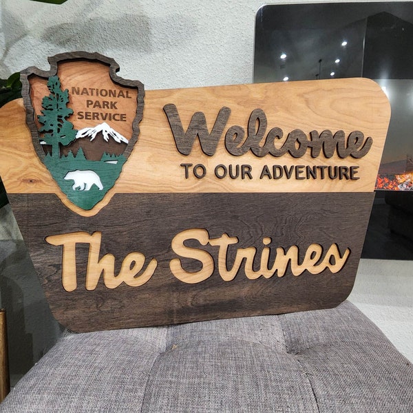 Custom National Park Sign - Etsy