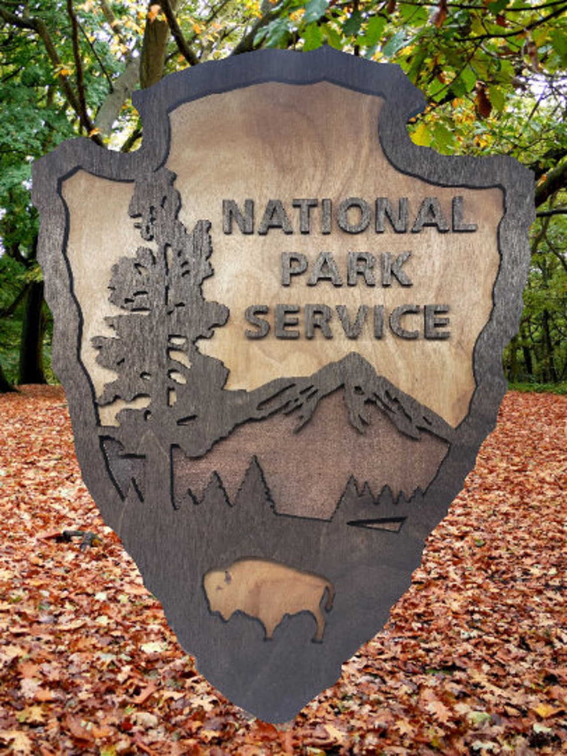 National Park Service Arrowhead NPS Inspired Sign Custom - Etsy