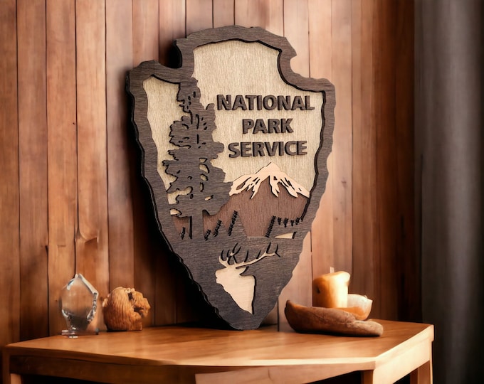 National Park Service Sign National Parks Wall Decor - Etsy