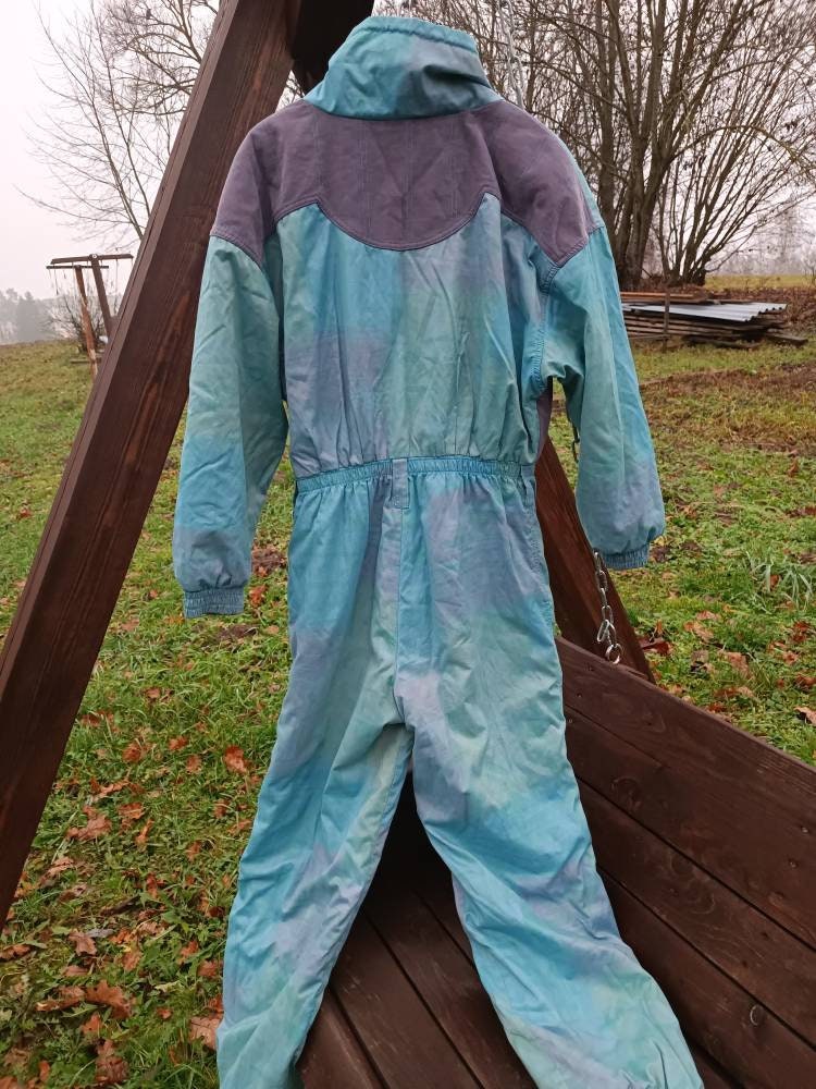 Vintage Women's Ski Suit, Retro Snowsuit, Hipster Winter Sport Wear ...