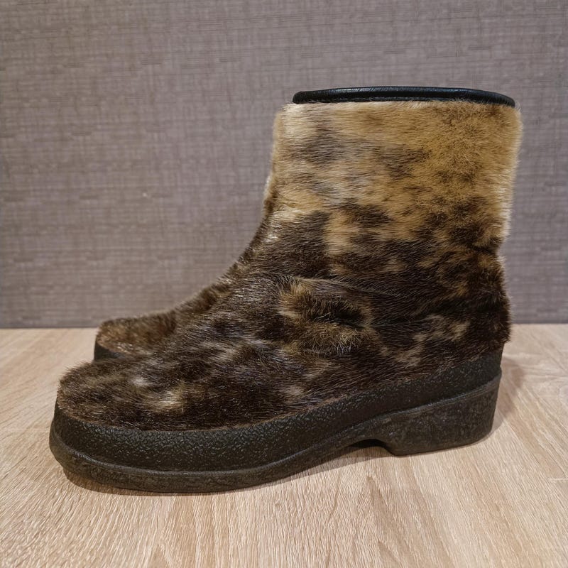 Fur Boots - Etsy