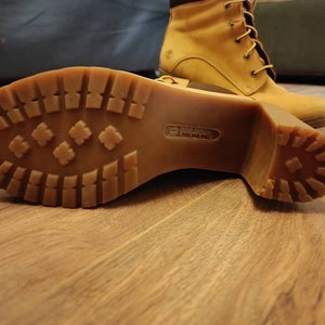 Vintage Women's Hight Heels Leather Boots, Timberland Boots, Brown ...