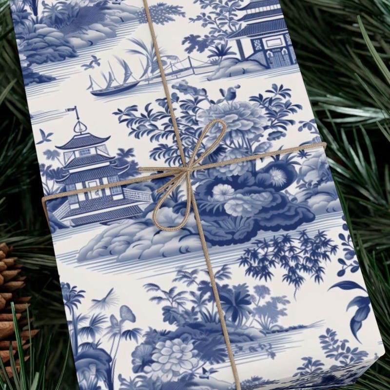Blue Willow Paper - Etsy
