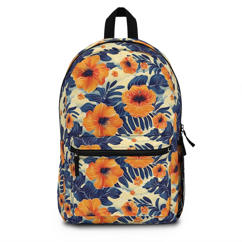 Hibiscus Backpack,beach Backpack,boho Backpack,girls Backpack, Floral ...