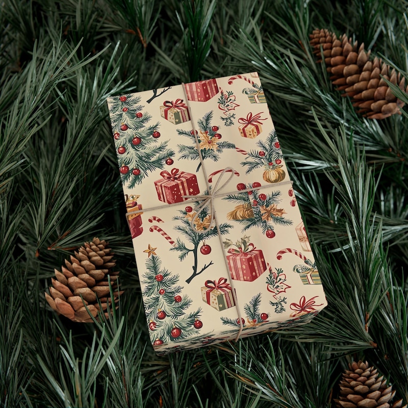 Retro Wrapping Paper - Etsy