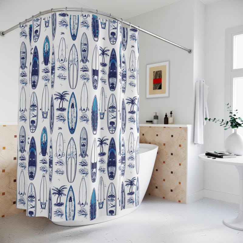 Surfer Curtains - Etsy