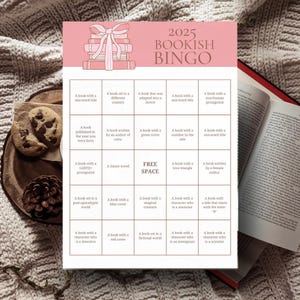 2025 Bookish Bingo Printable: Reading Challenge for Book Lovers (PDF ...