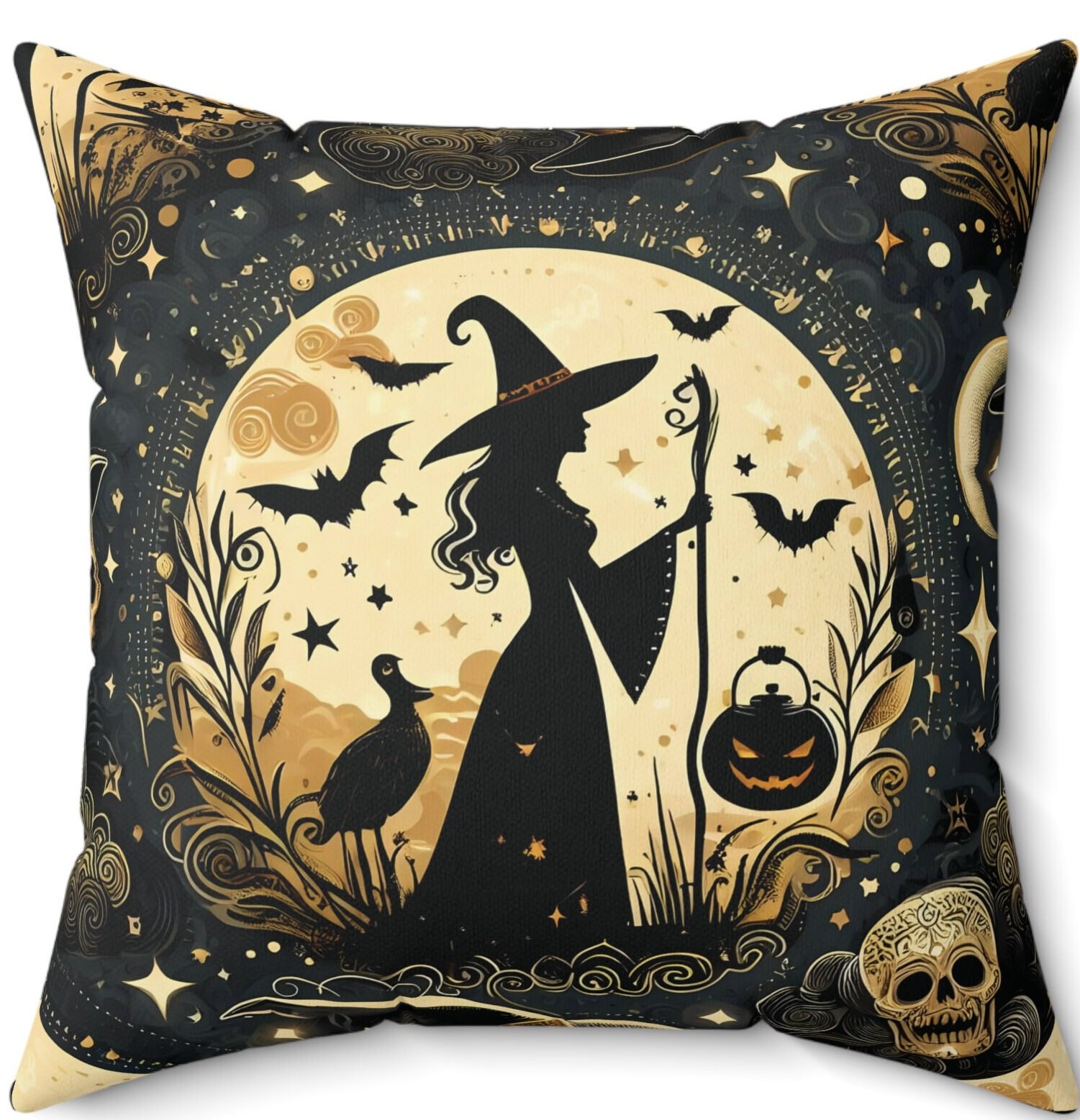 Witchy Pillow, Astrological Decor, Halloween Pillows, Halloween Pillow ...