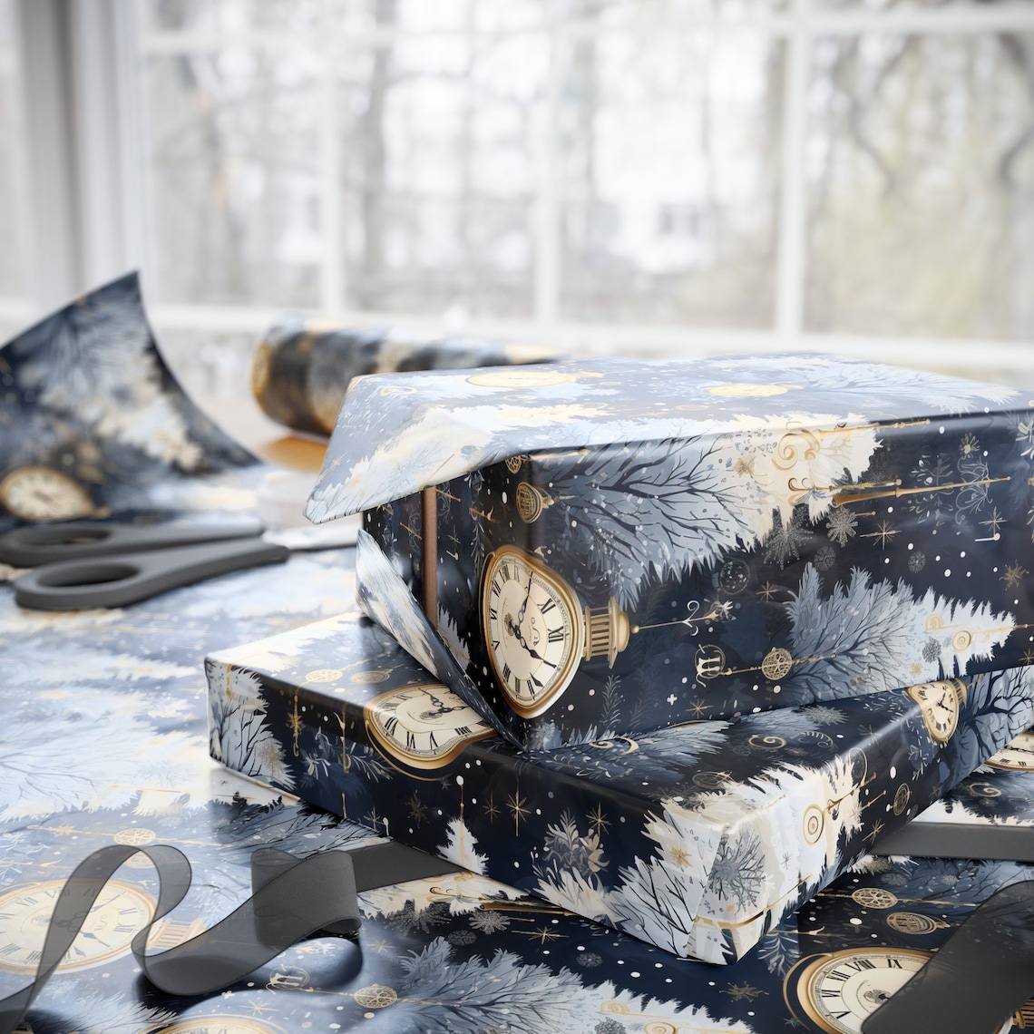 Winter Wrapping Paper, Elegant Wrapping Paper, Luxury Wrapping Paper ...