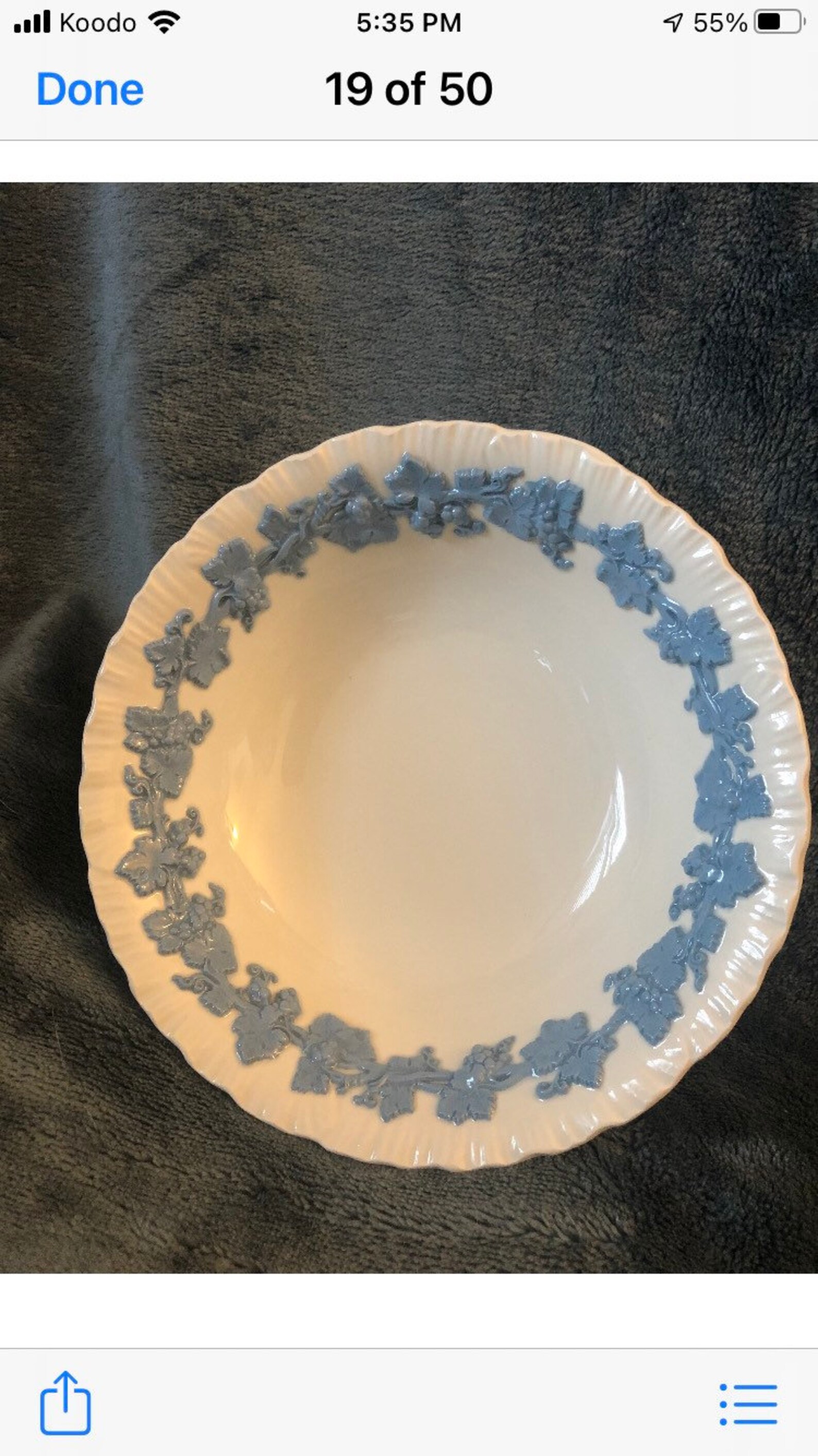 Vintage Wedgwood Embossed Queensware Etruria/barlasto With - Etsy