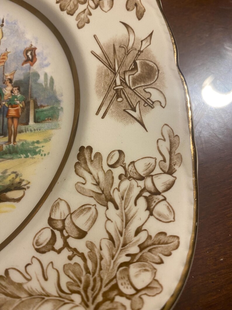 Decorative Plate by John Maddock and Sons From 1945 Just as the War ...