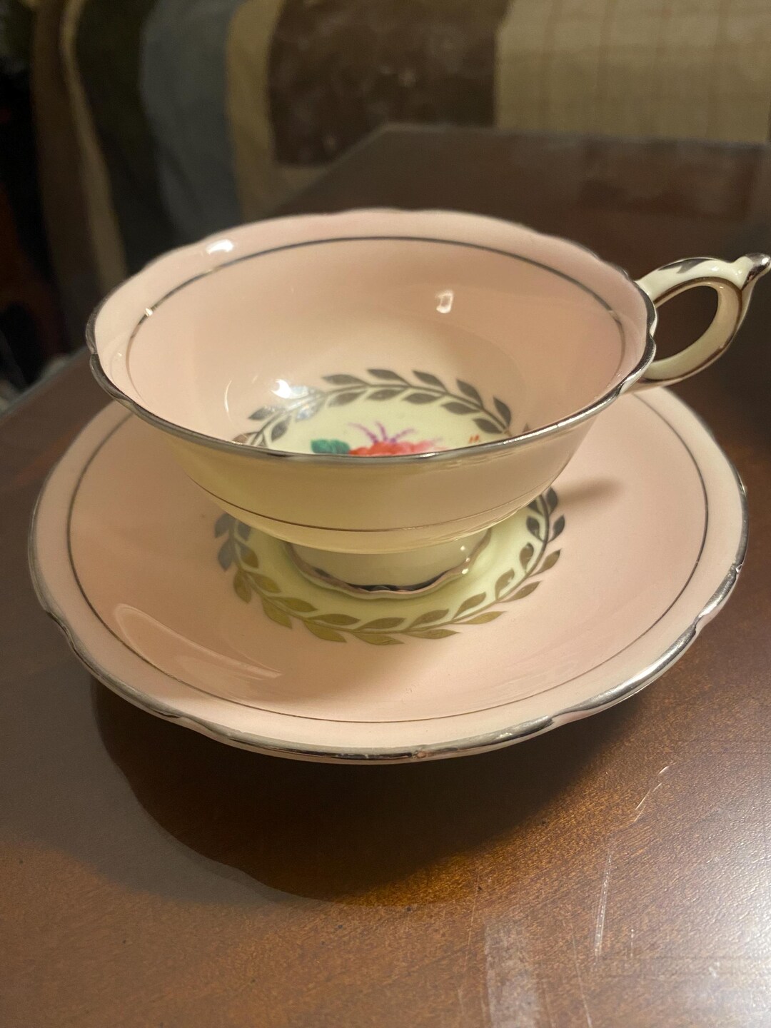 Rare Vintage DOUBLE WARRANT Paragon Widemouth Teacup and Saucer . This ...