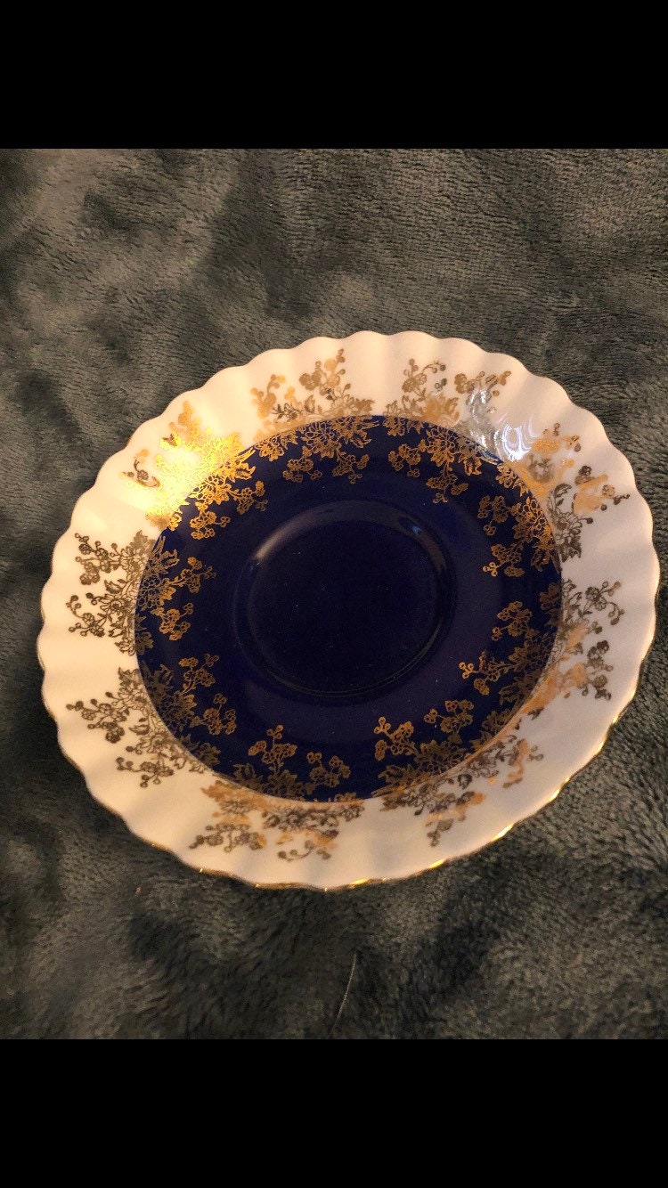 Gorgeous Vintage Royal Albert Blue Regal Series 4396 - Etsy