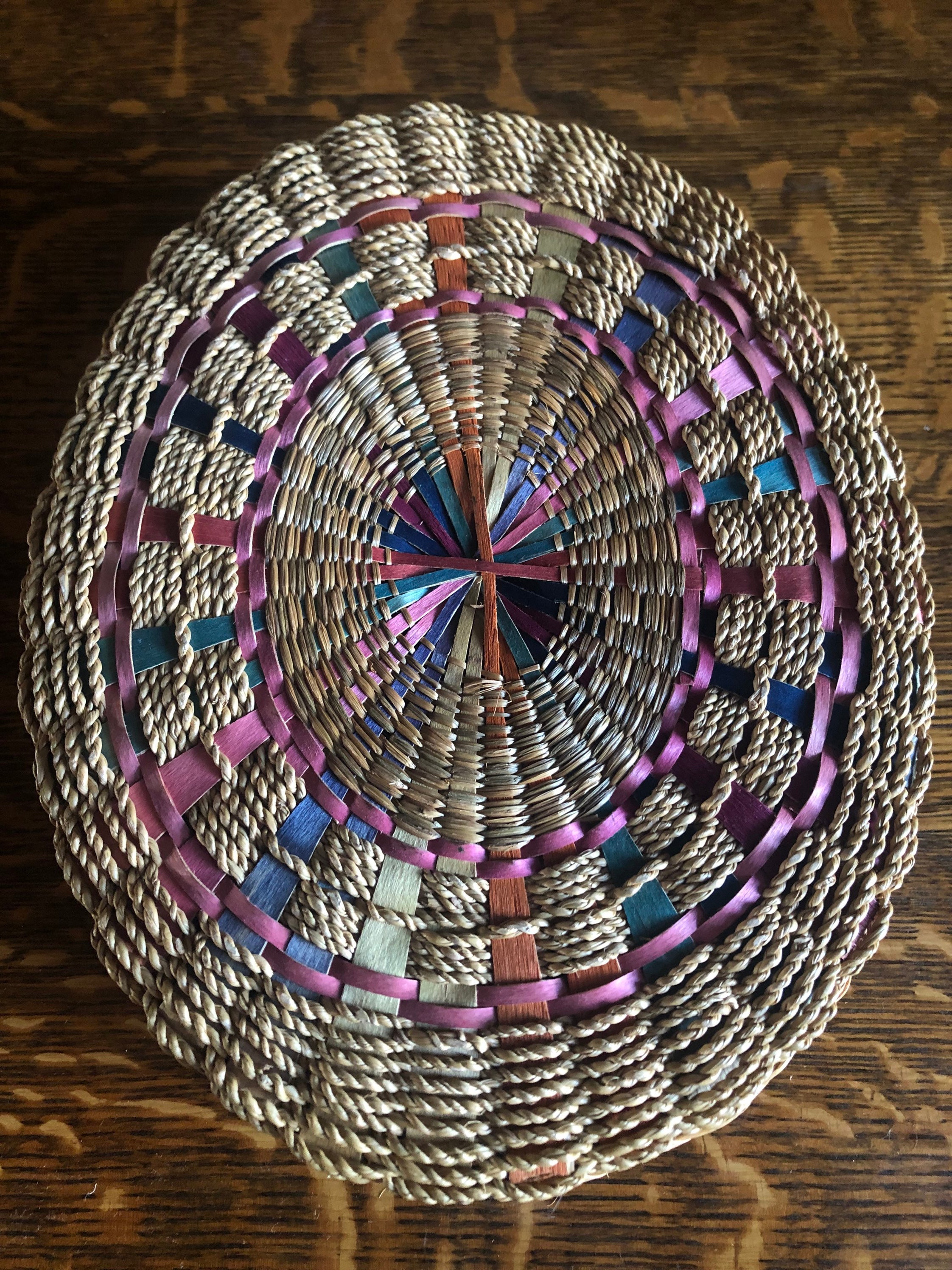 Very Rare Antique Hand Woven Mi’kmaq ,micmac Native American Lidded ...