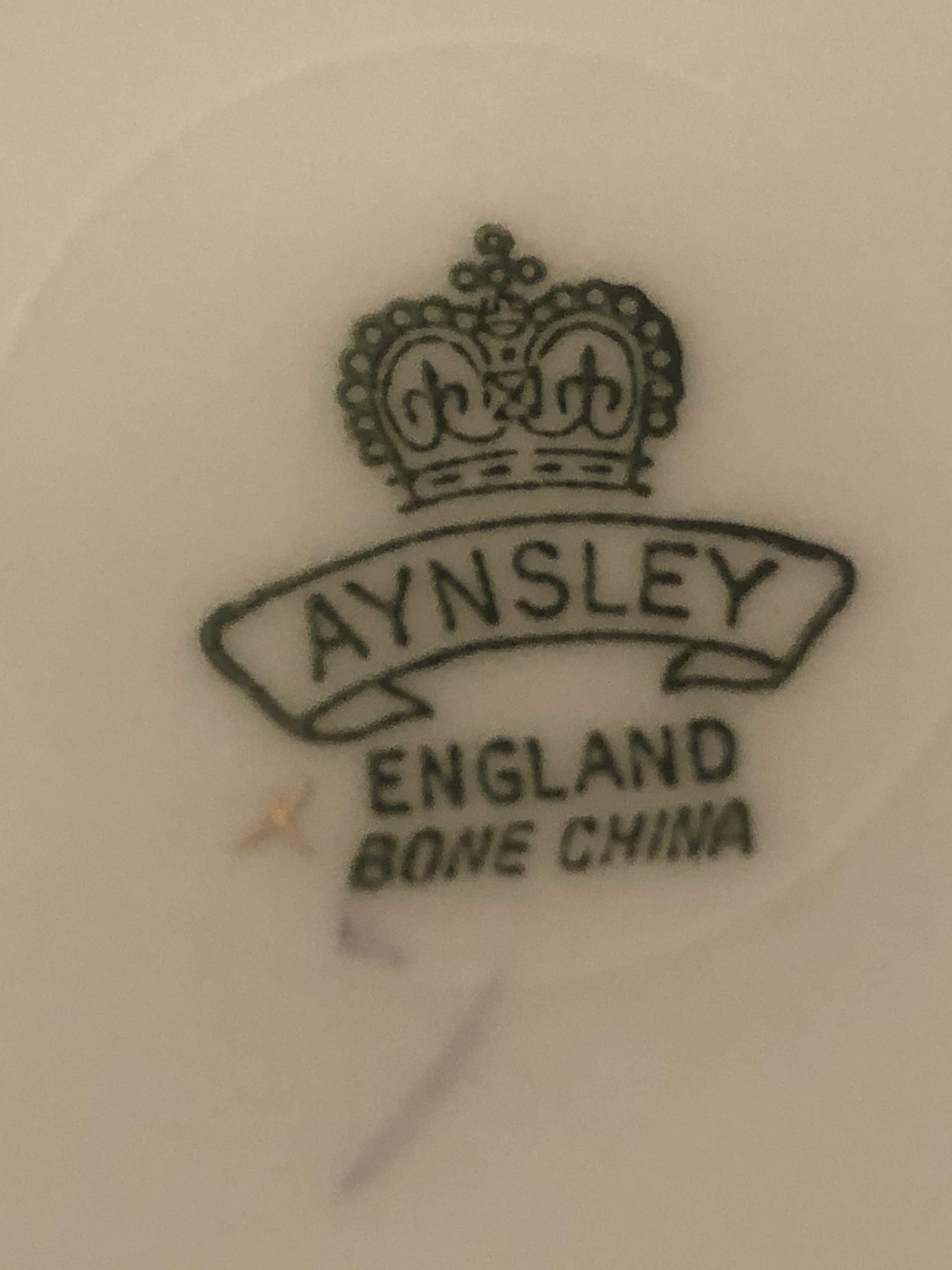 Vintage Aynsley Teacup and Saucer Pattern : Violette - Etsy