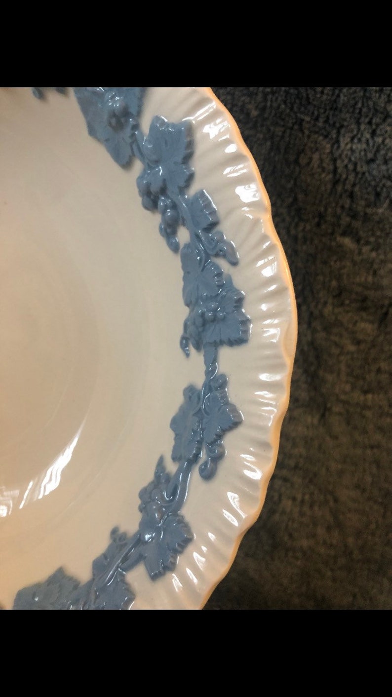 Vintage Wedgwood Embossed Queensware Etruria/barlasto With - Etsy