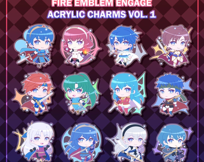 Fire Emblem Engage Acrylic Charms Vol 1 - Emblems - Etsy