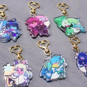 Deltarune/pokemon Acrylic Keychains - Etsy
