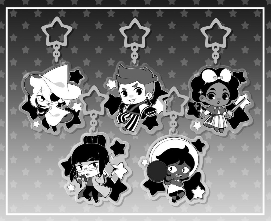 In Stars and Time Acrylic Charms - Etsy