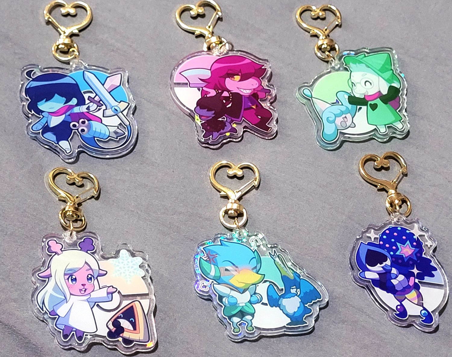 Deltarune/pokemon Acrylic Keychains - Etsy