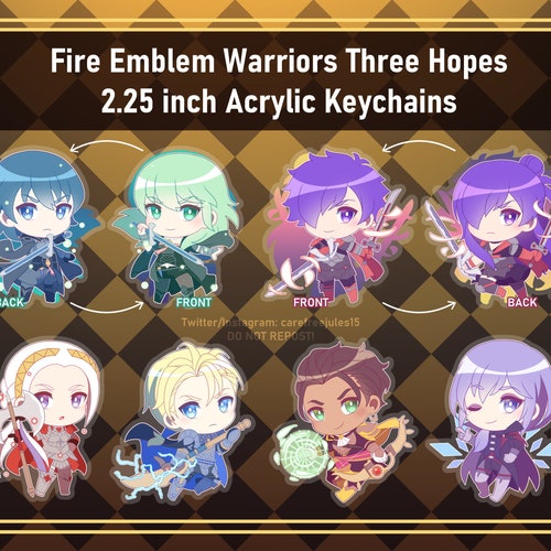 Fire Emblem: Three Houses Acrylic Pins - Etsy